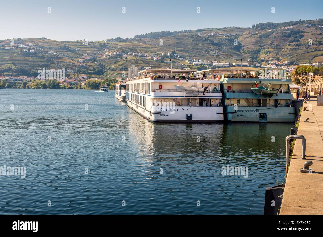 Peso da Régua, Portugal - October 05, 2023: Cruise boats on the Douro ...