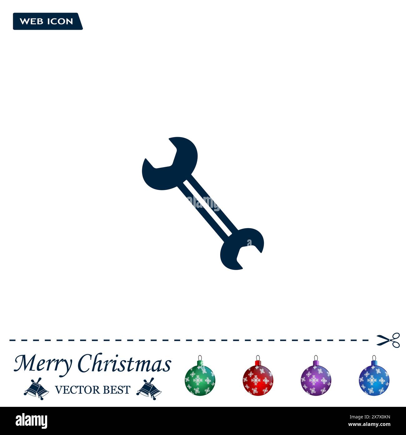 wrench icon , vector illustration Stock Vector Image & Art - Alamy