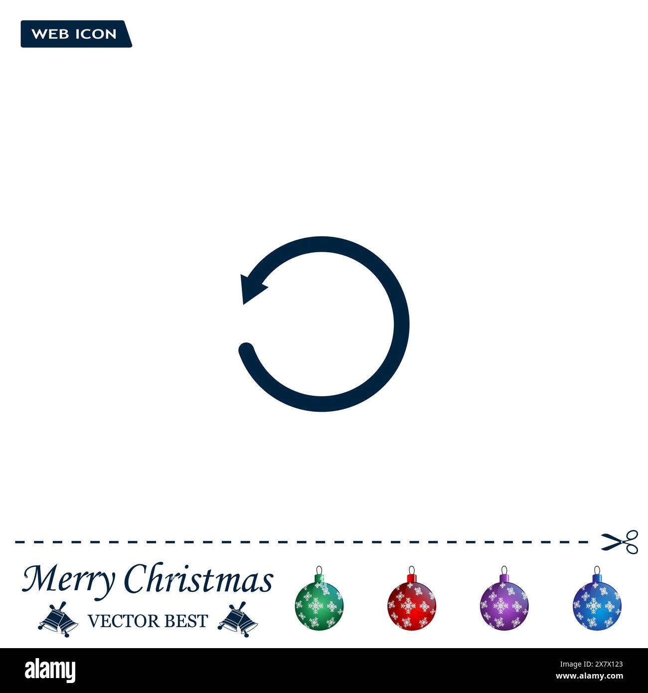 Left arrow circular button Stock Vector Images - Alamy