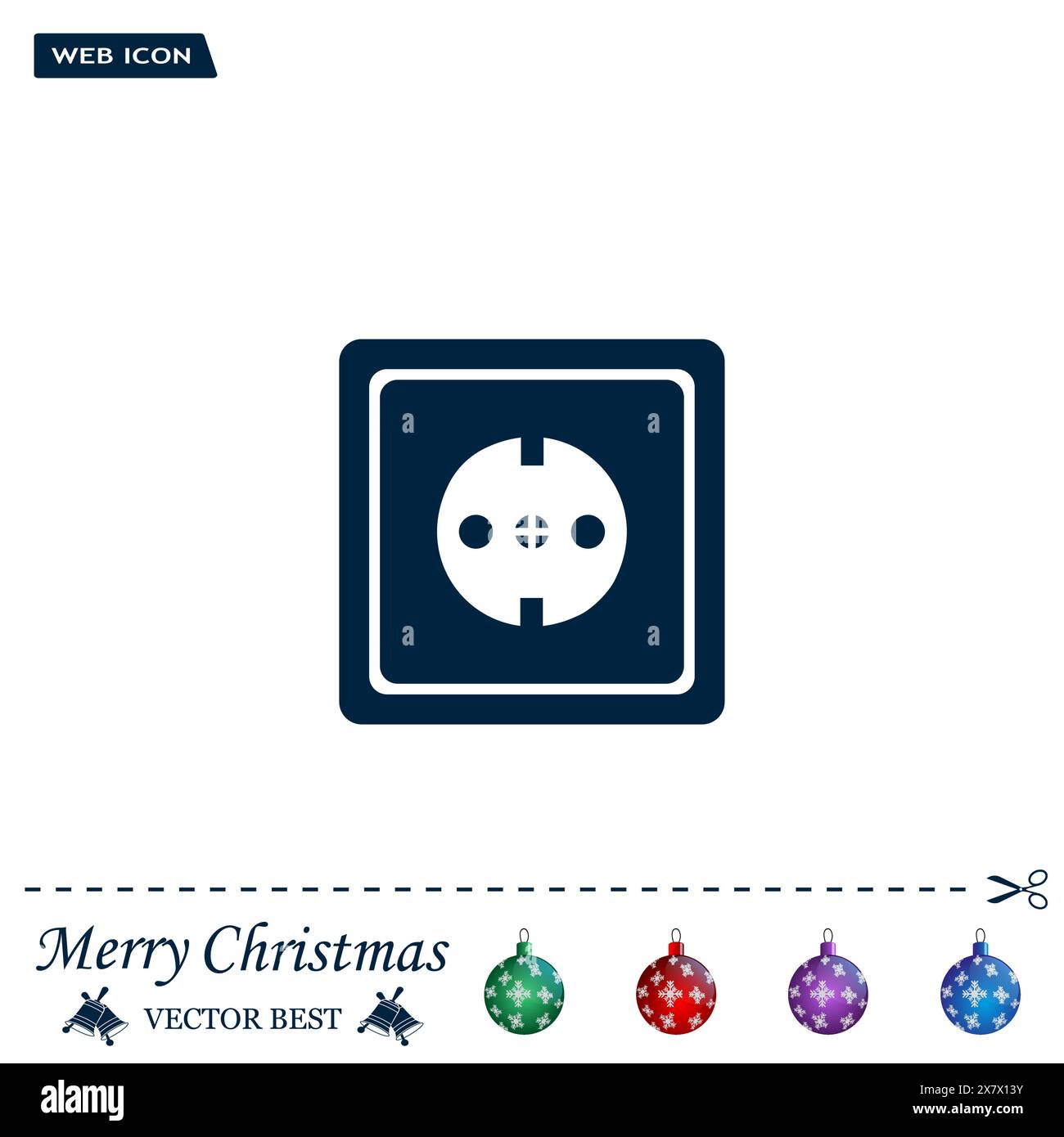 power socket vector icon Stock Vector Image & Art - Alamy