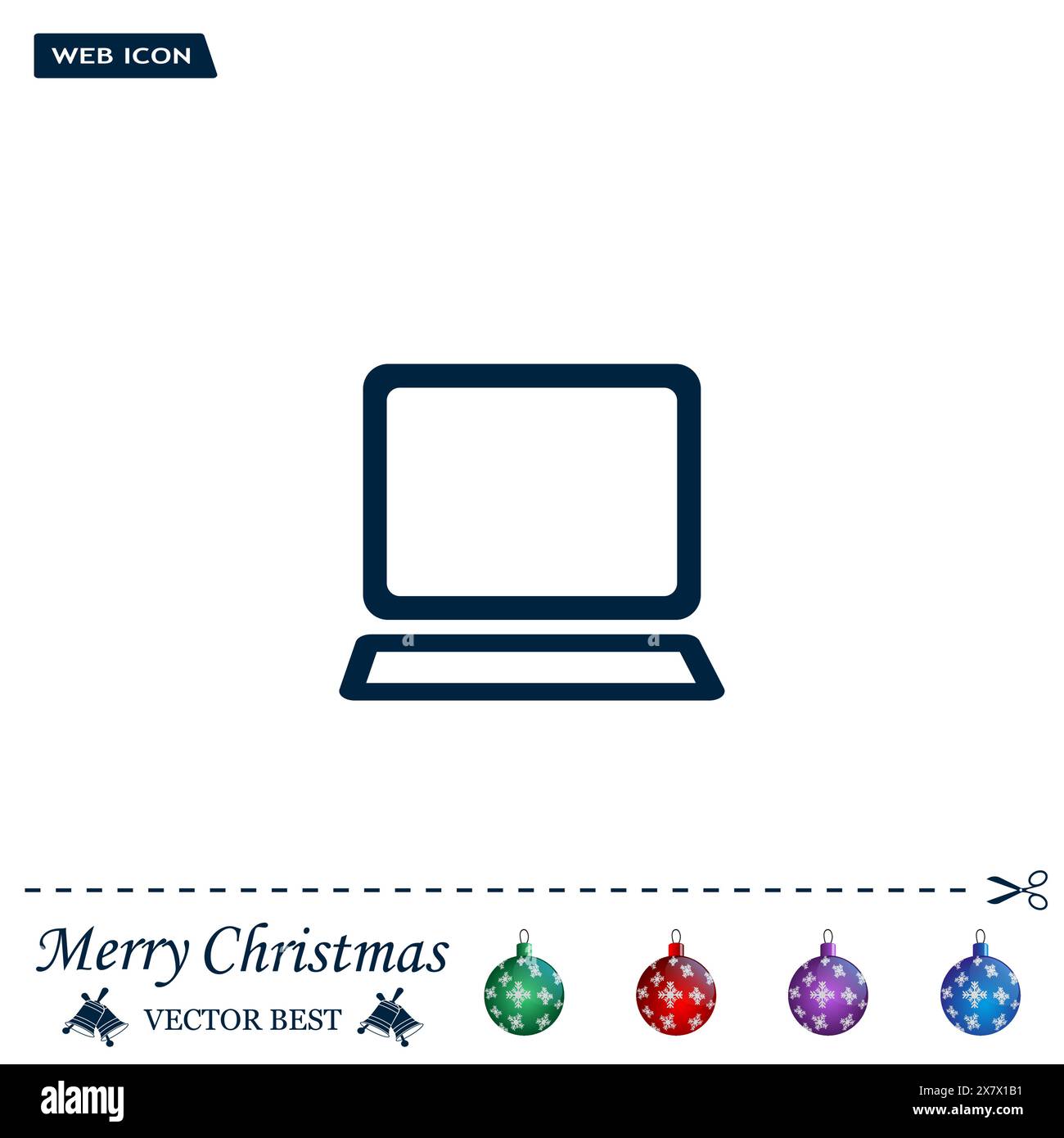 Vector laptop icon Stock Vector Image & Art - Alamy