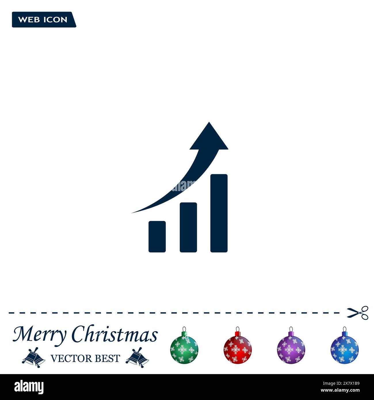 Infographic. Chart icon. Growing graph simbol Stock Vector Image & Art - Alamy