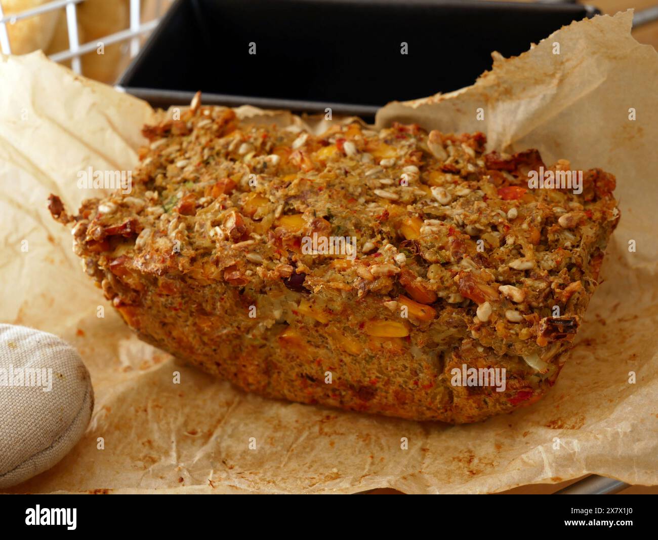 A wonderful vegetarian pate made from millet and buckwheat groats with ...