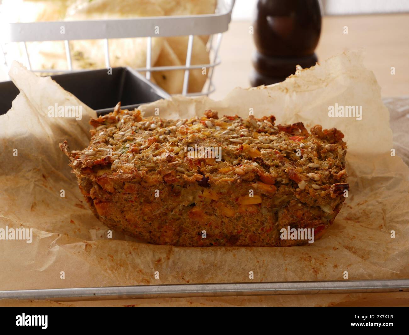 A wonderful vegetarian pate made from millet and buckwheat groats with ...