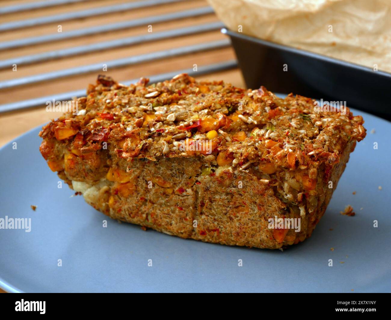 A wonderful vegetarian pate made from millet and buckwheat groats with ...