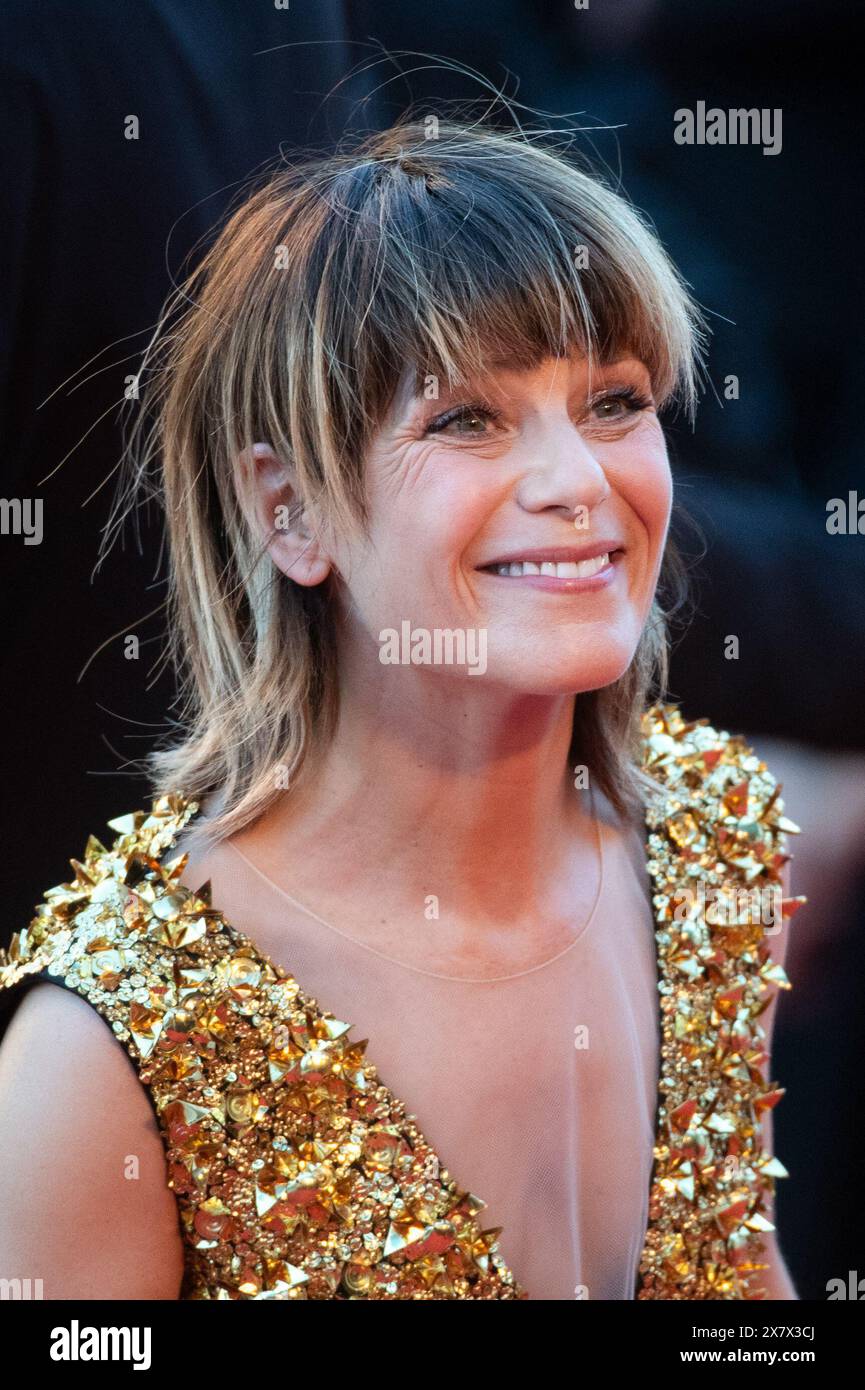 Cannes, France. 20th May, 2024. Marina Fois attending the Marcello Mio ...