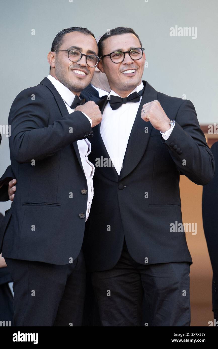 Cannes, France. 22nd May, 2024. Brahim Asloum and Redouane Asloum ...