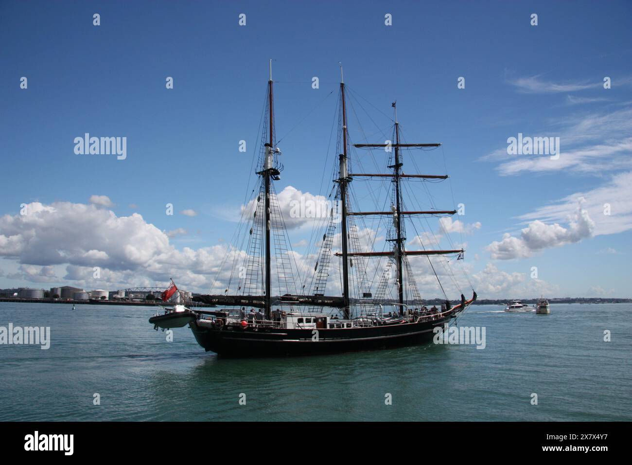 The Spirit of New Zealand ship in Auckland, New Zelaand North Island ...