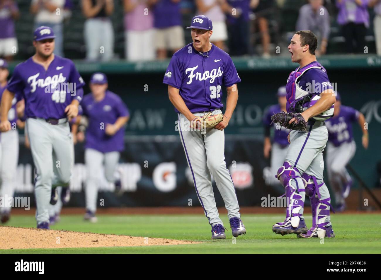Arlington, Texas, USA. 21st May, 2024. TCU pitcher BRAEDON SLOAN (32 ...