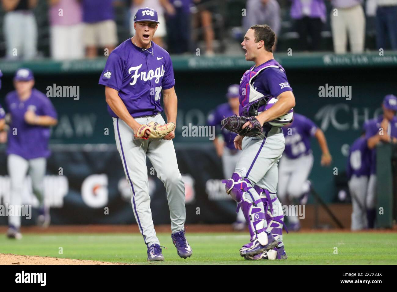 Arlington, Texas, USA. 21st May, 2024. TCU pitcher BRAEDON SLOAN (32 ...