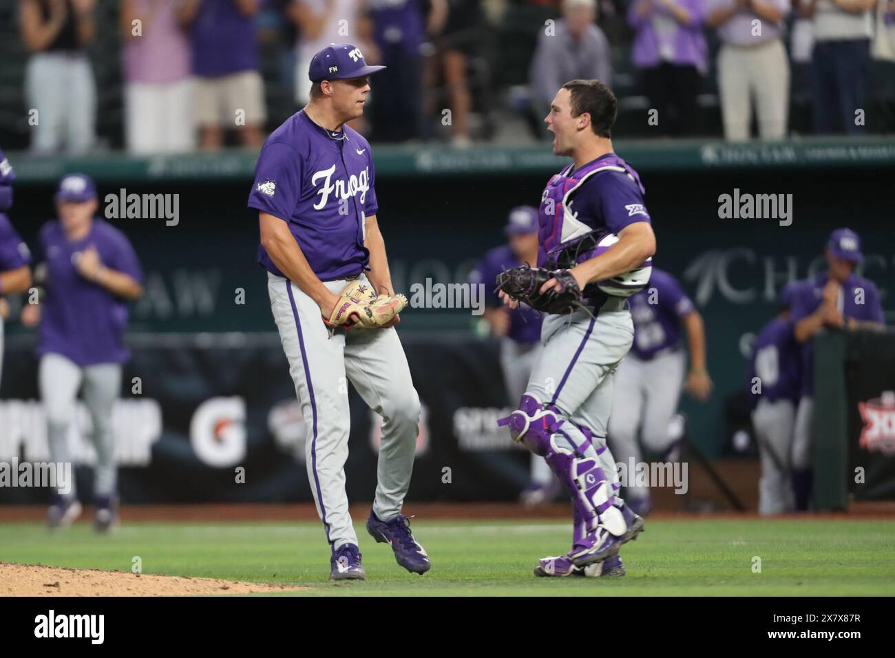 Arlington, Texas, USA. 21st May, 2024. TCU pitcher BRAEDON SLOAN (32 ...