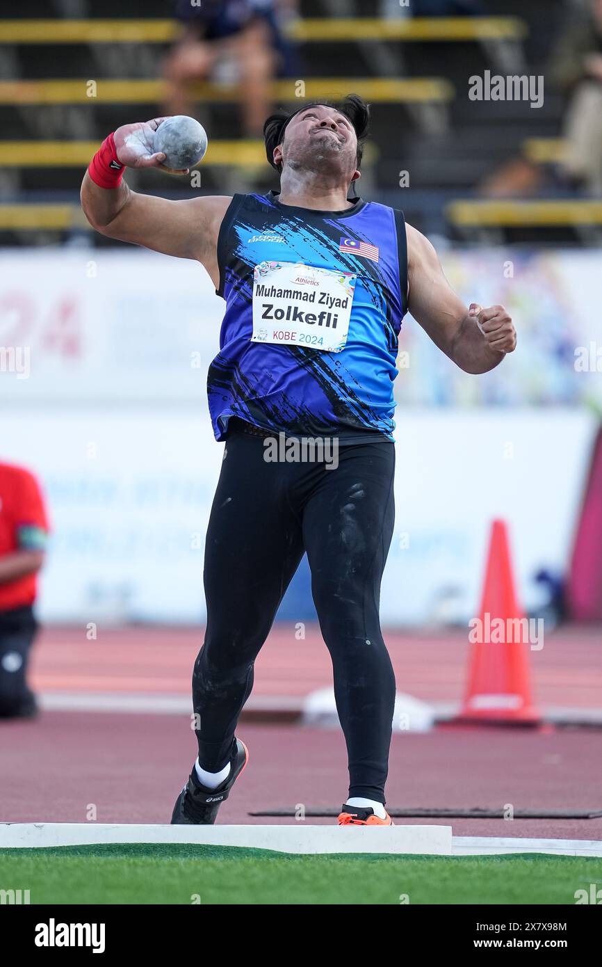 Hyogo, Japan. 21st May, 2024. Muhammad Ziyad ZOLKEFLI (MAS) Athletics ...