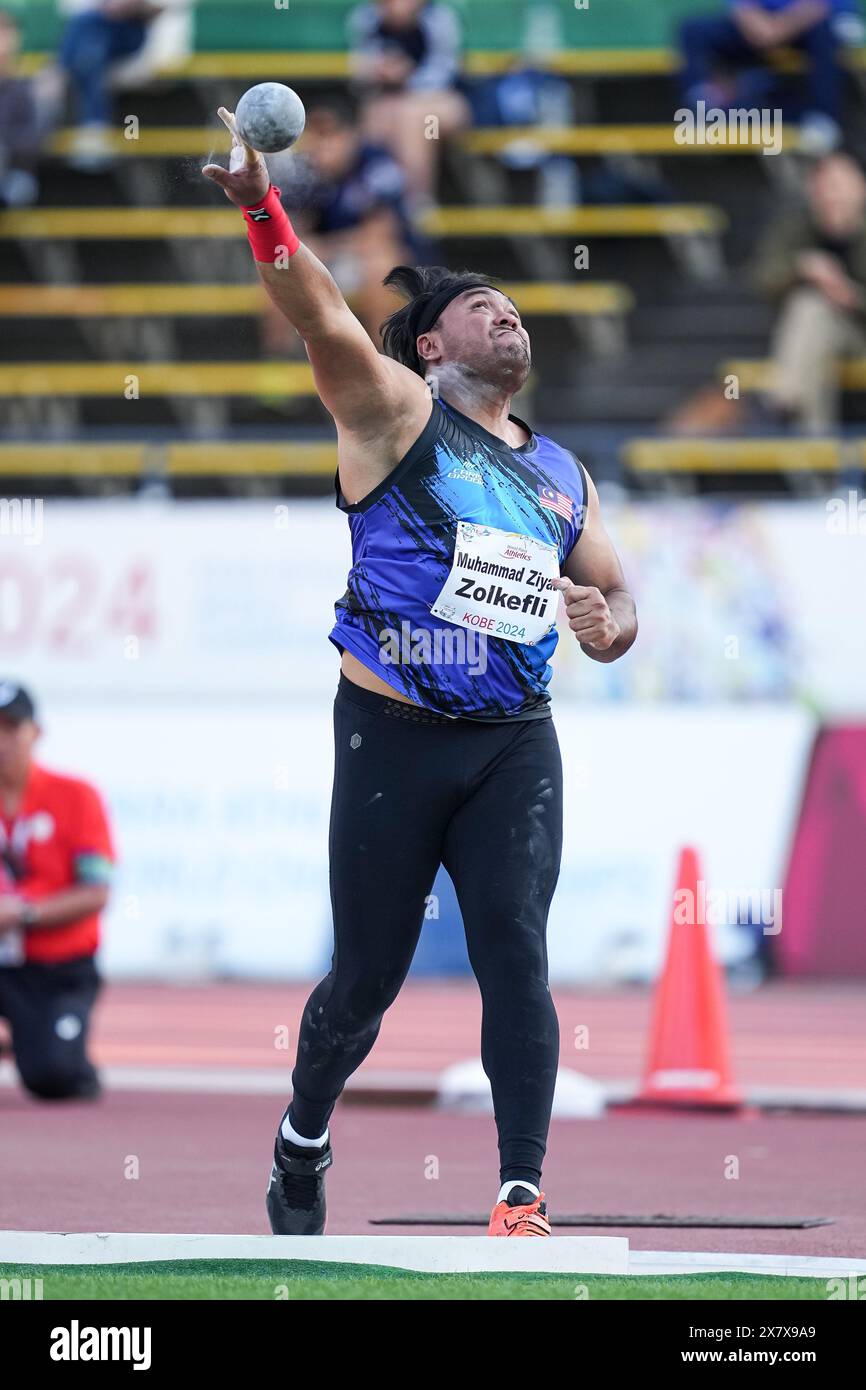 Hyogo, Japan. 21st May, 2024. Muhammad Ziyad ZOLKEFLI (MAS) Athletics ...