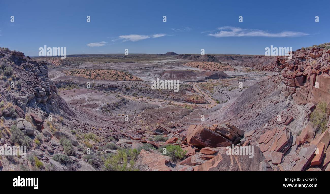View from the summit of Crystal Mesa west of Hamilili Point in ...