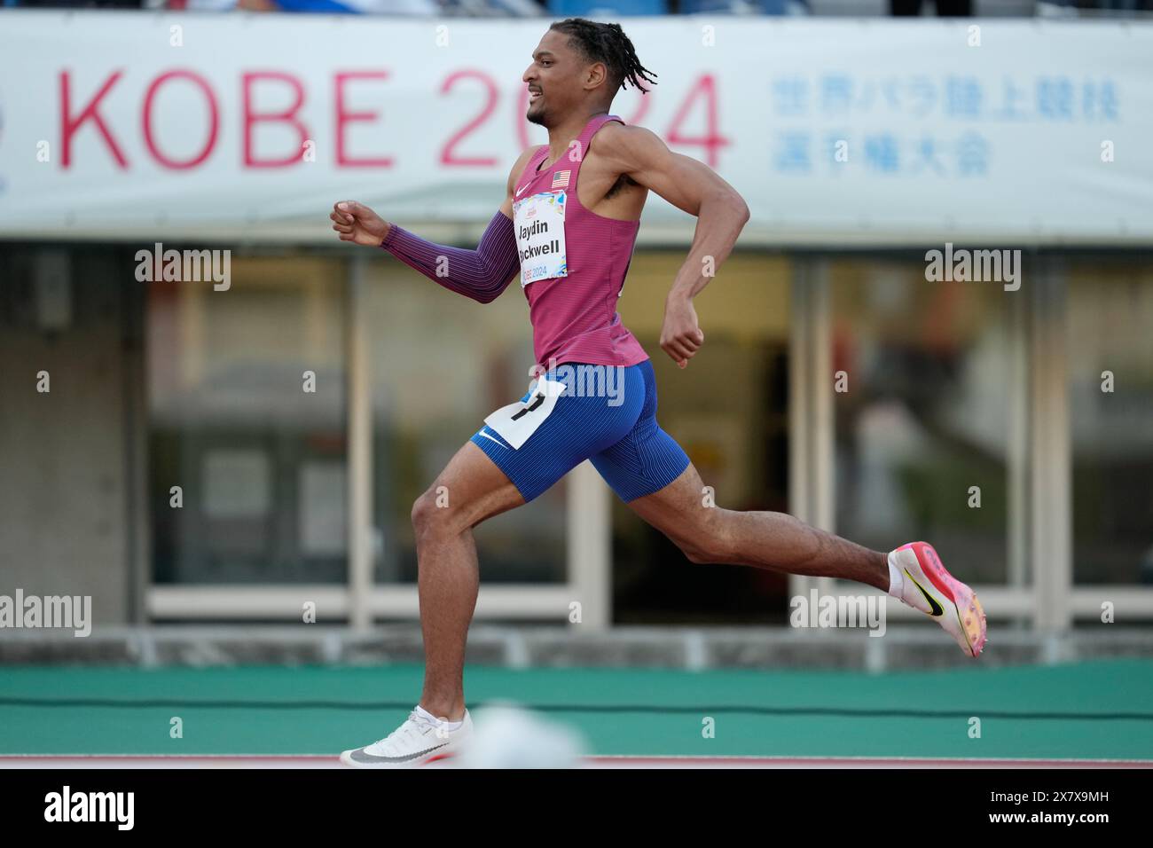 Kobe Japan. 21st May, 2024. Jaydin Blackwell (USA), MAY 21, 2024 - Athletics : Men's 400m T38 ...
