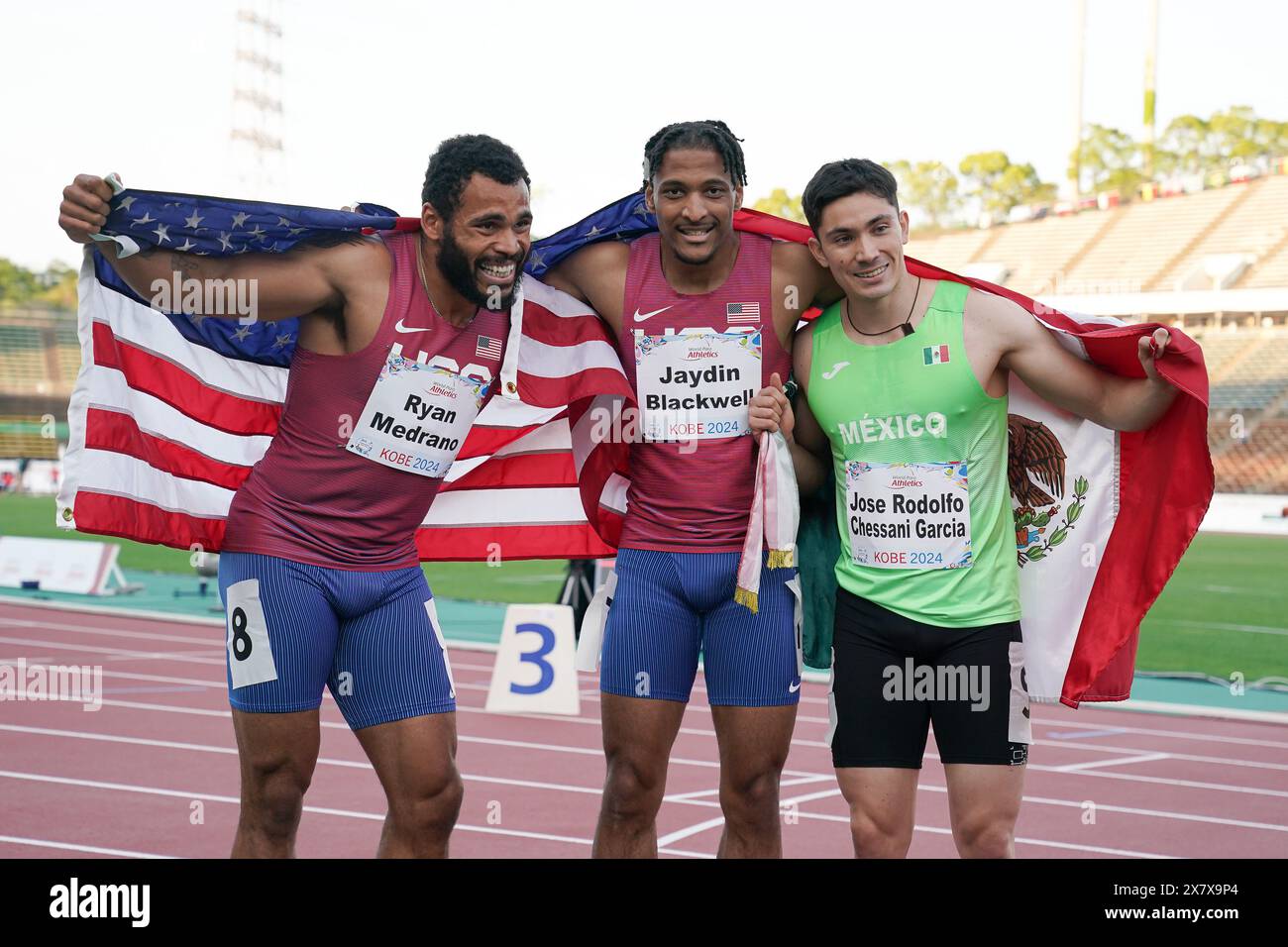 Hyogo, Japan. 21st May, 2024. (L-R) Ryan MEDRANO, Jaydin BLACKWELL (USA ...