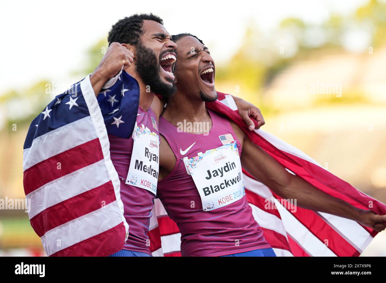 Hyogo, Japan. 21st May, 2024. (L-R) Ryan MEDRANO, Jaydin BLACKWELL (USA ...