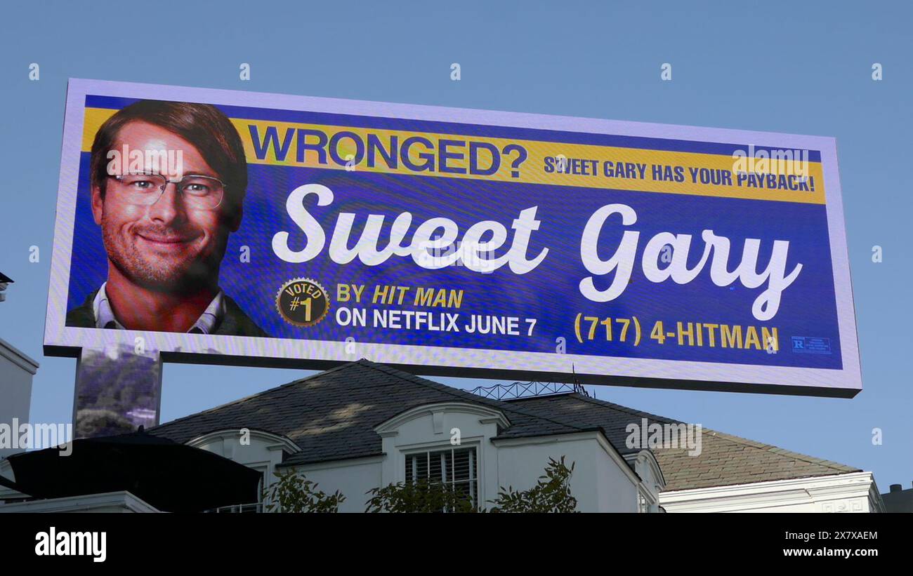 Los Angeles, California, USA 21st May 2024 Hitman Netflix Billboard ...