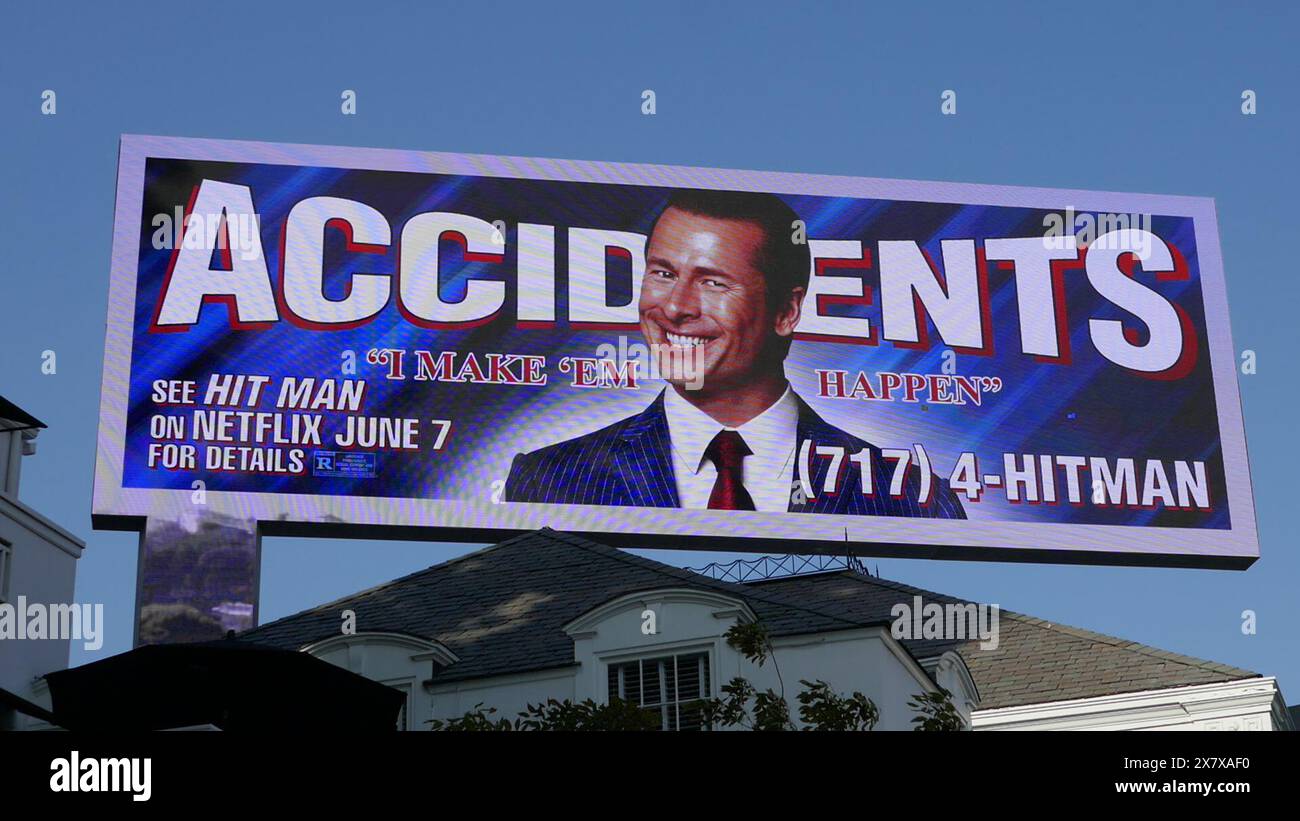 Los Angeles, California, USA 21st May 2024 Hitman Netflix Billboard ...