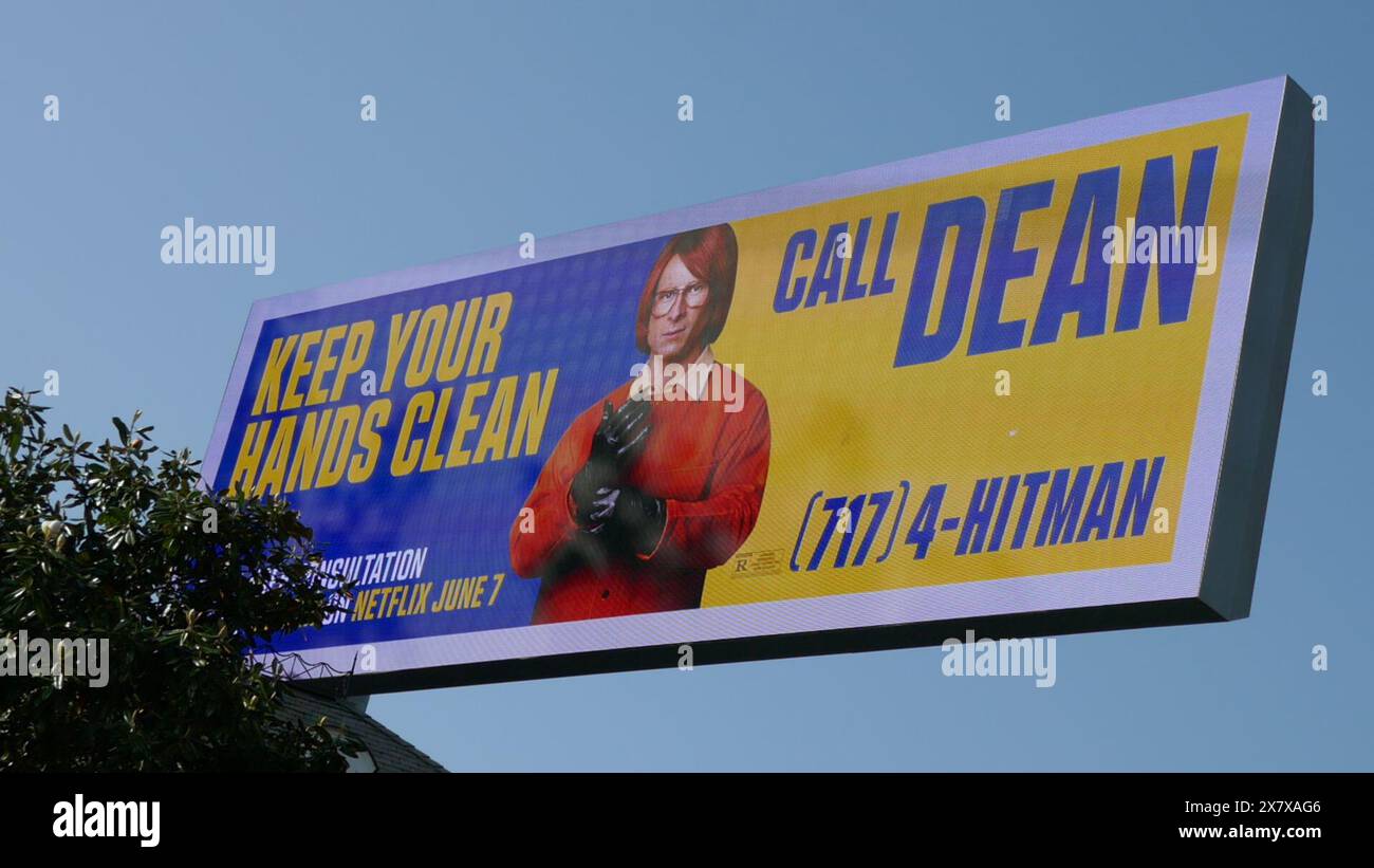 Los Angeles, California, USA 21st May 2024 Hitman Netflix Billboard ...
