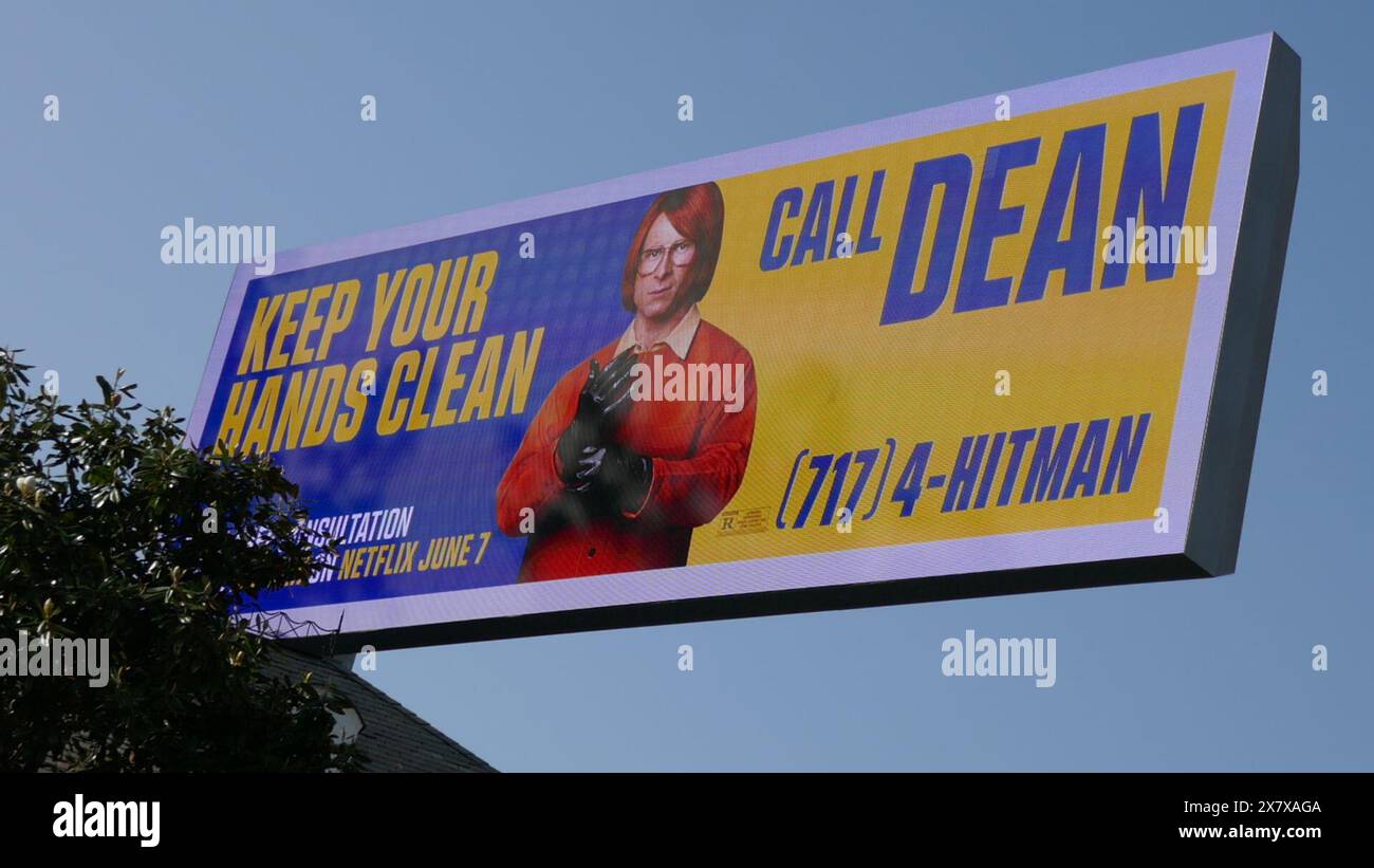 Los Angeles, California, USA 21st May 2024 Hitman Netflix Billboard ...