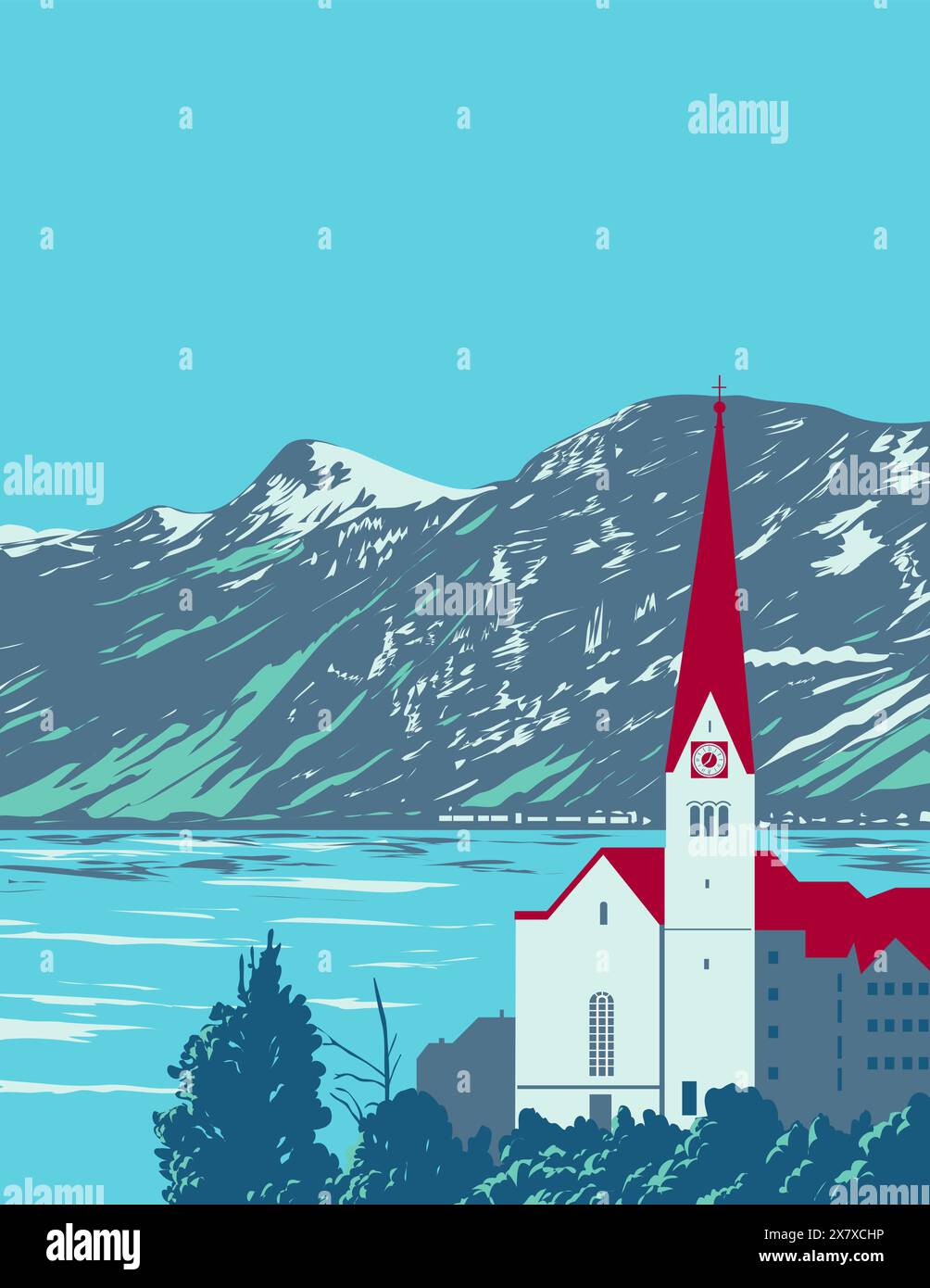 Parks mountains Stock Vector Images - Alamy