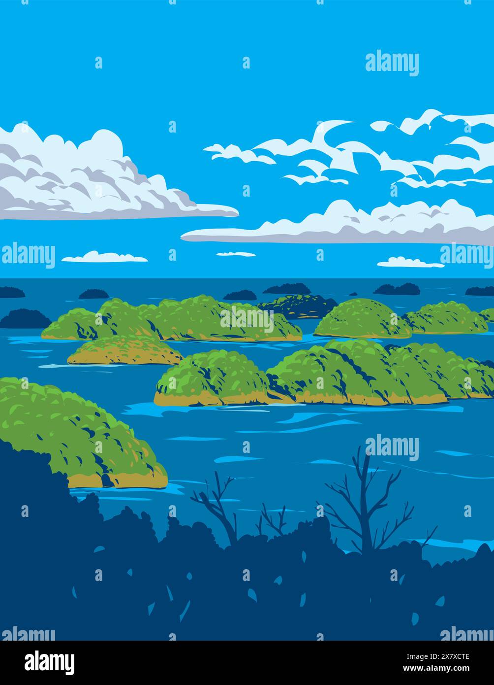 Hundred islands national park hi-res stock photography and images - Alamy