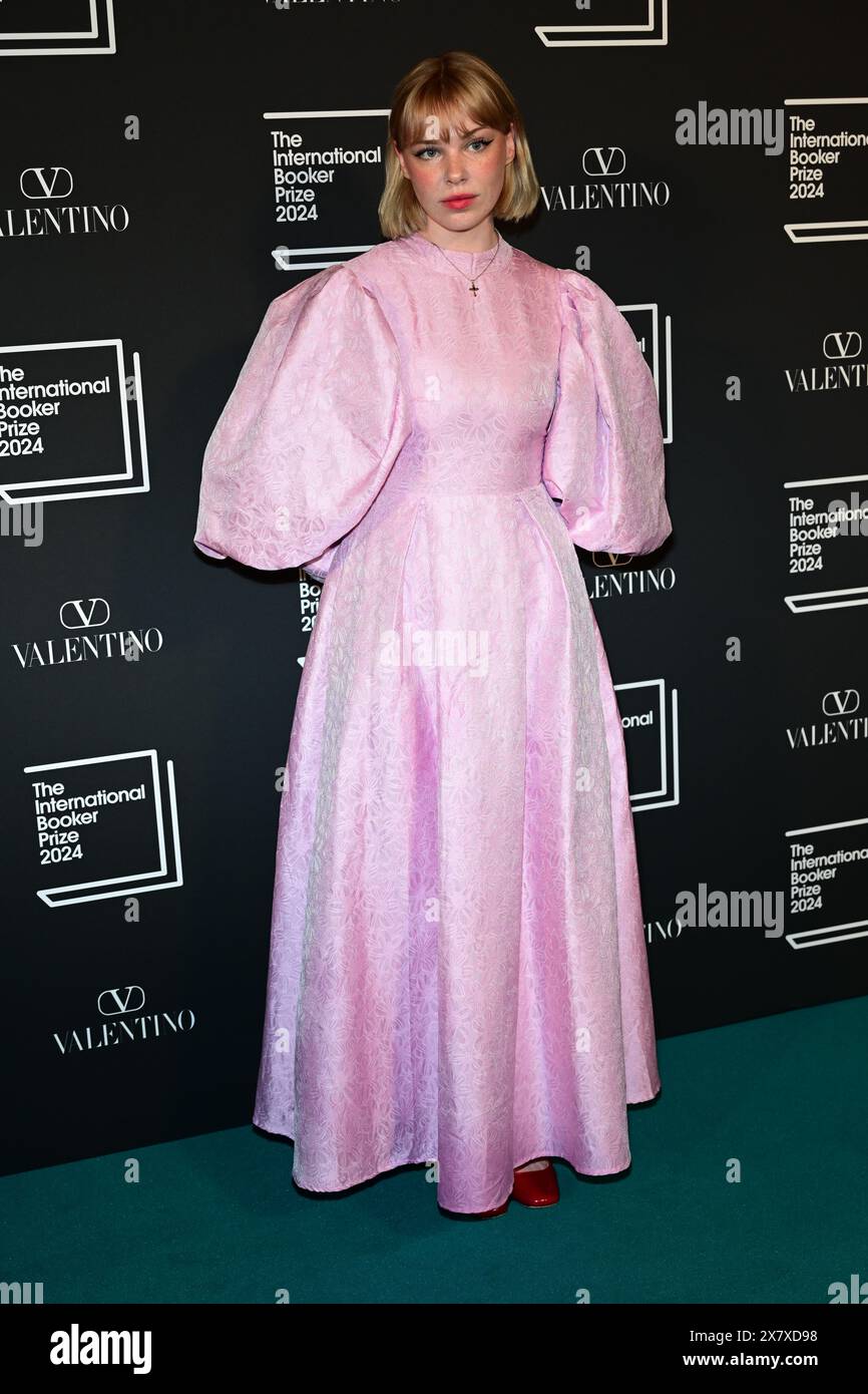 LONDON, ENGLAND - MAY 21 2024: Dakota Warren attends The International Booker Prize 2024 ...