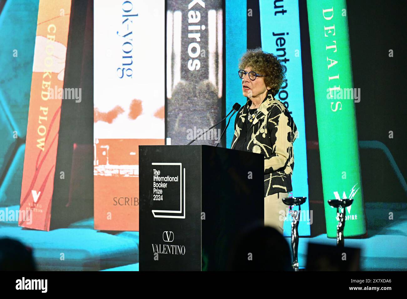 LONDON, ENGLAND - MAY 21 2024: Chair of the International Booker Prize ...