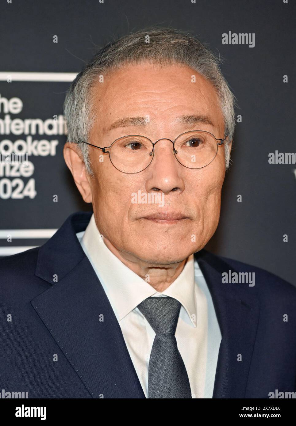 LONDON, ENGLAND - MAY 21 2024: Author Hwang Sok-yong with the ...