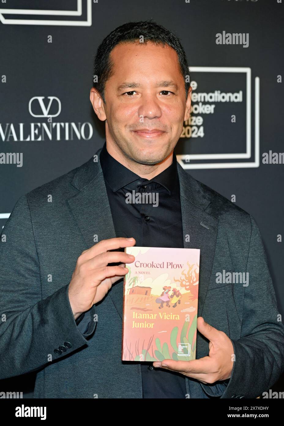 LONDON, ENGLAND - MAY 21 2024: Author Itamar Vieira Junior with the ...