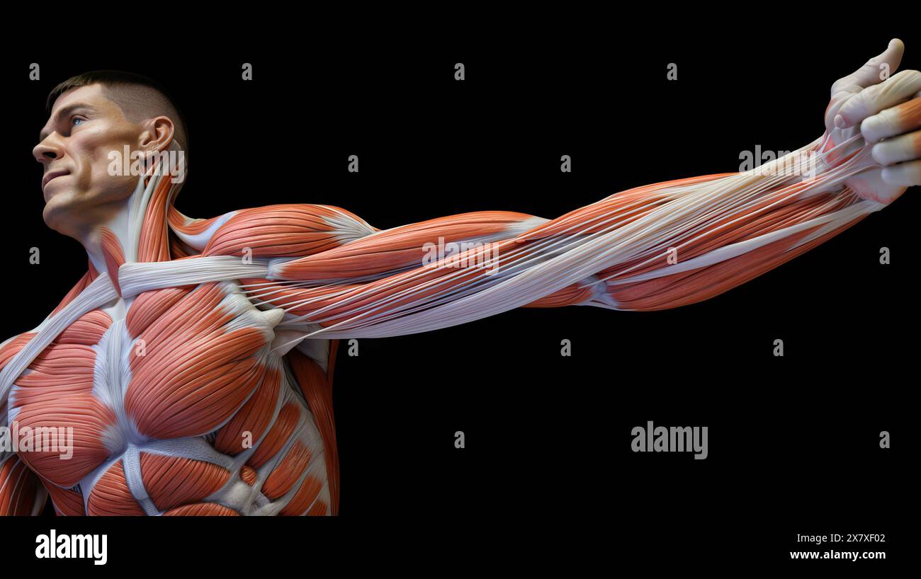 Pectoral muscle anatomy hi-res stock photography and images - Alamy