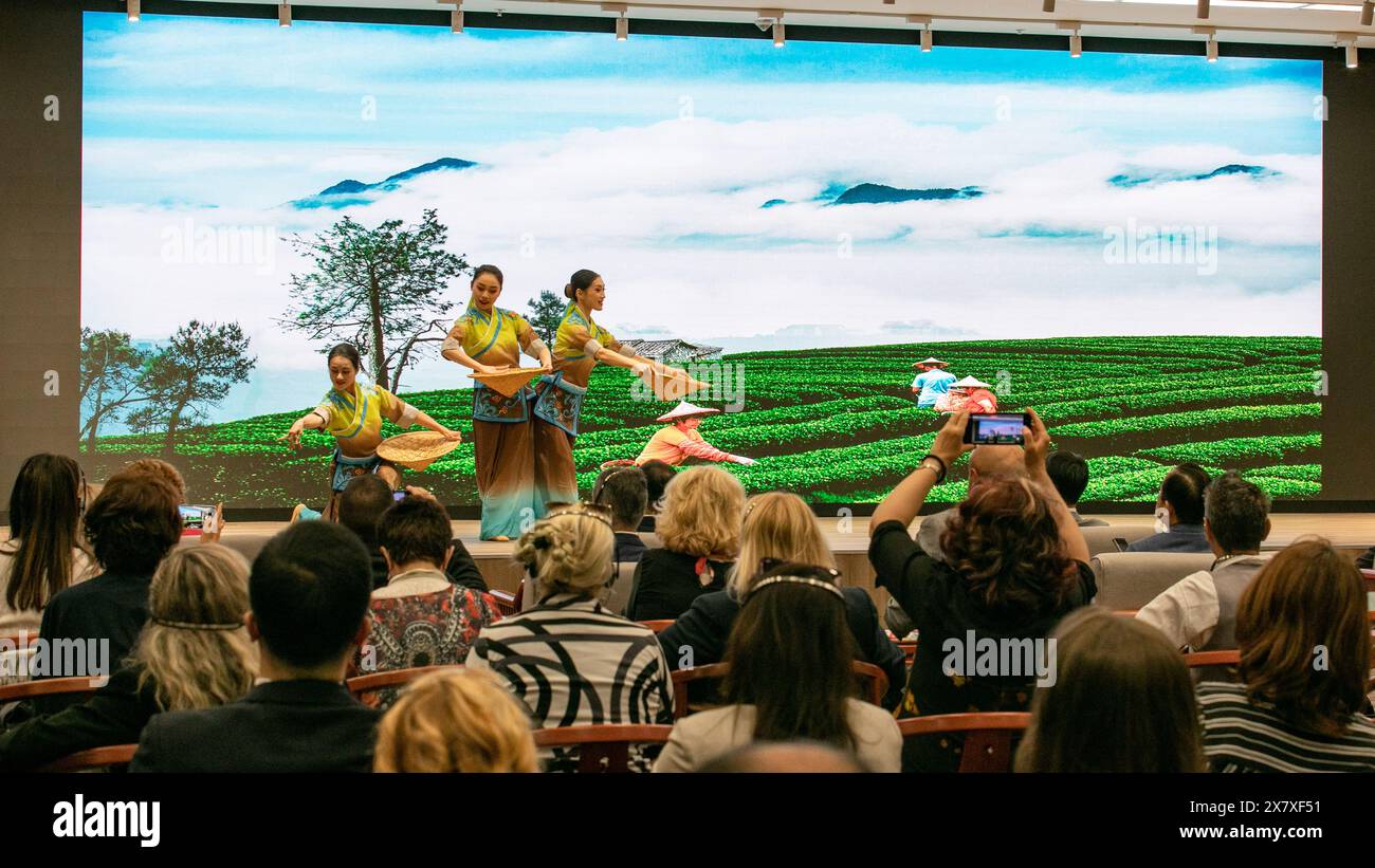 Belgrade, Serbia. 21st May, 2024. Actresses perform during a ...