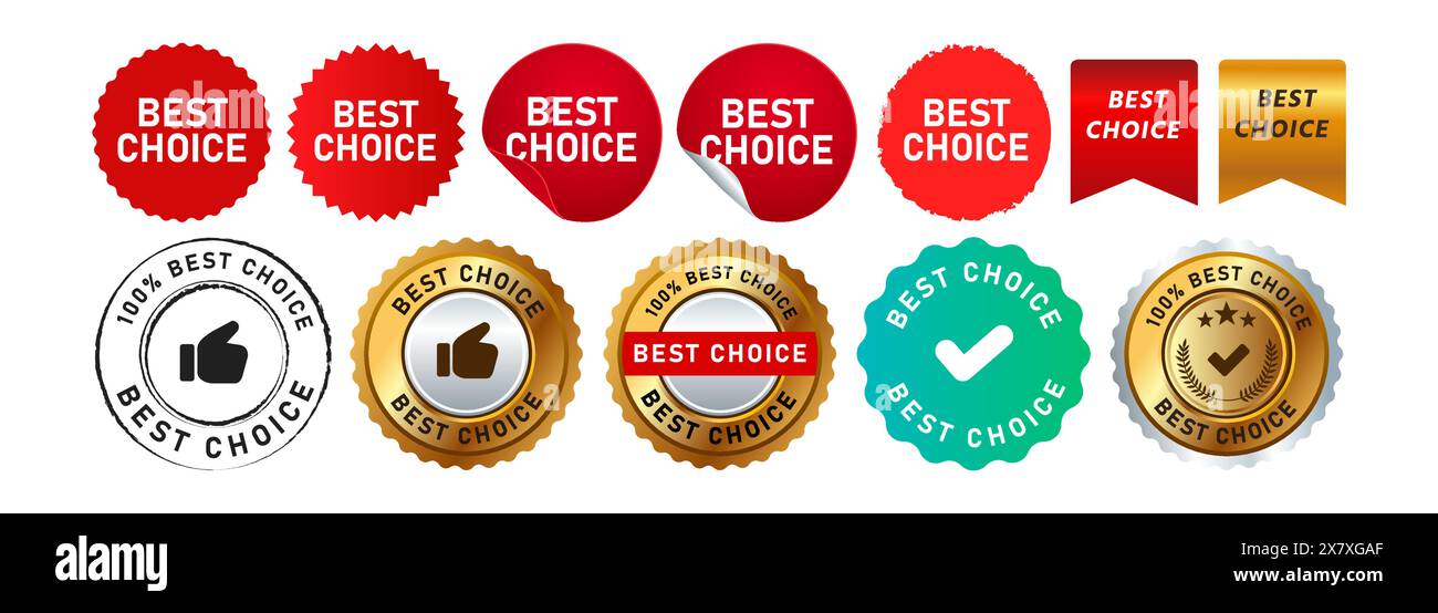 best choice seal badge stamp label sticker sign for certificate ...