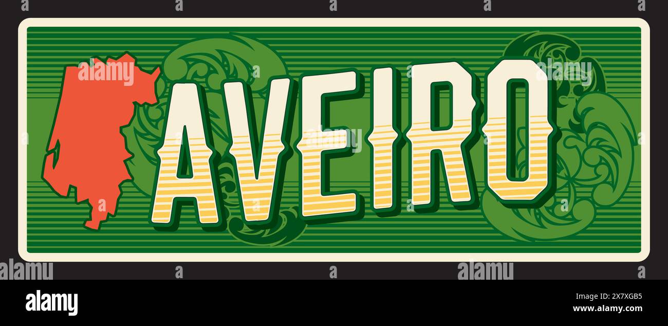 Aveiro portugal map Stock Vector Images - Alamy