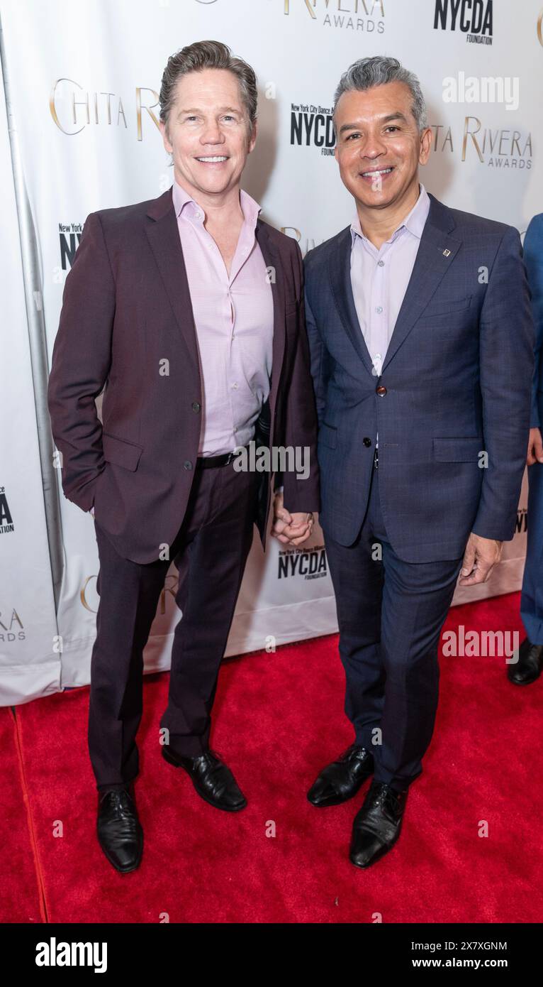 Jack Noseworthy and Sergio Trujillo attend the 2024 Chita Rivera Awards ...