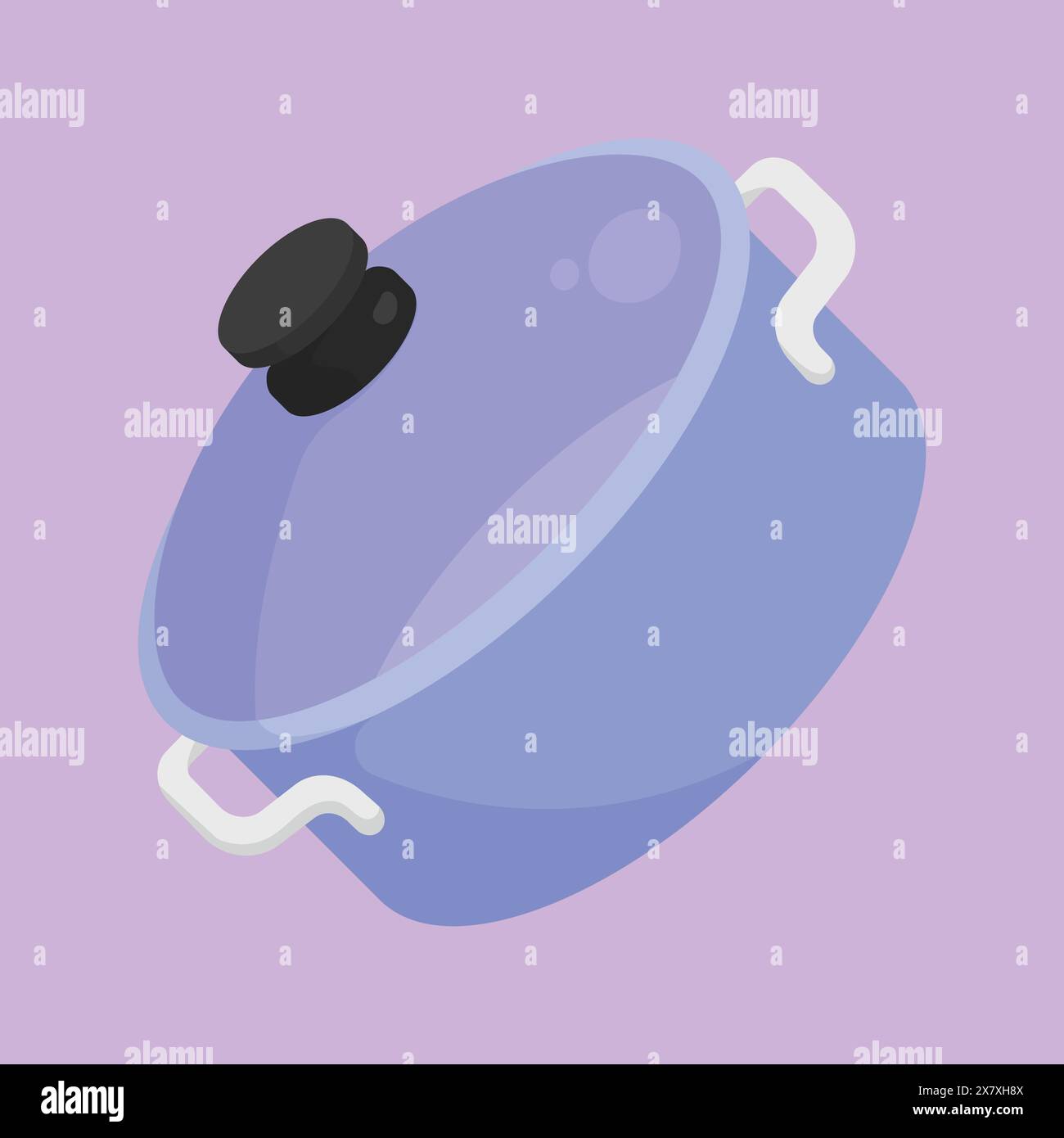 Cooking pot vector icon. Kitchen pot vector illustration. Cooking pot ...