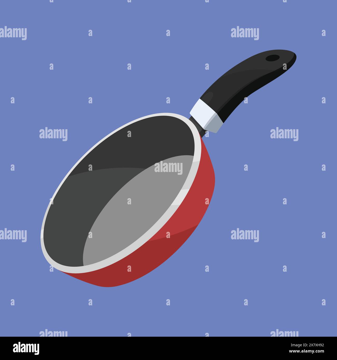 Frying Pan Vector icon. frying cooking pan illustration icon. cartoon ...