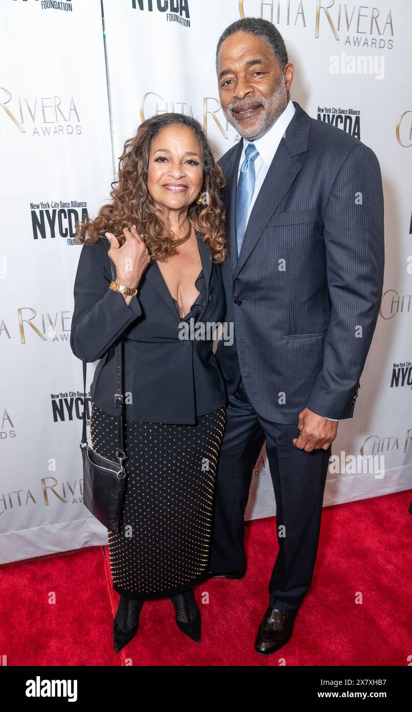 Debbie Allen and Norm Nixon attend the 2024 Chita Rivera Awards at NYU ...