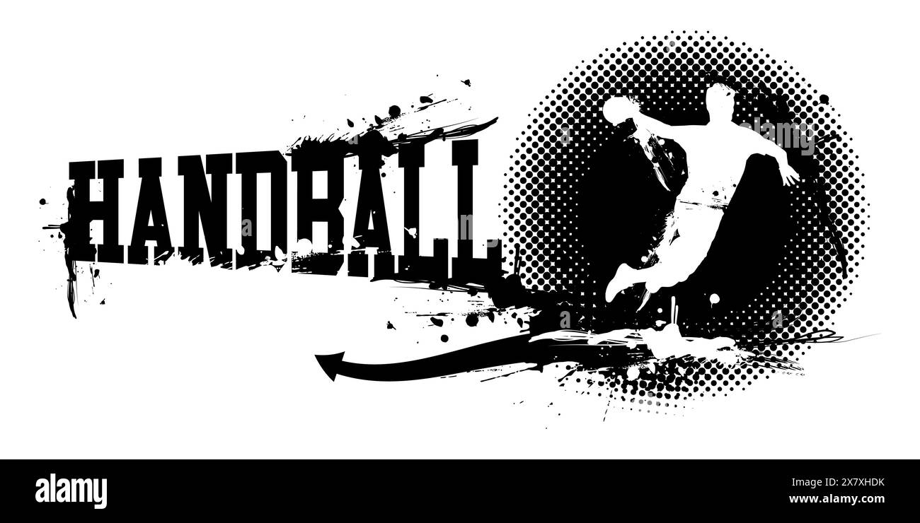 A vector illustration of handball banner Stock Vector Image & Art - Alamy