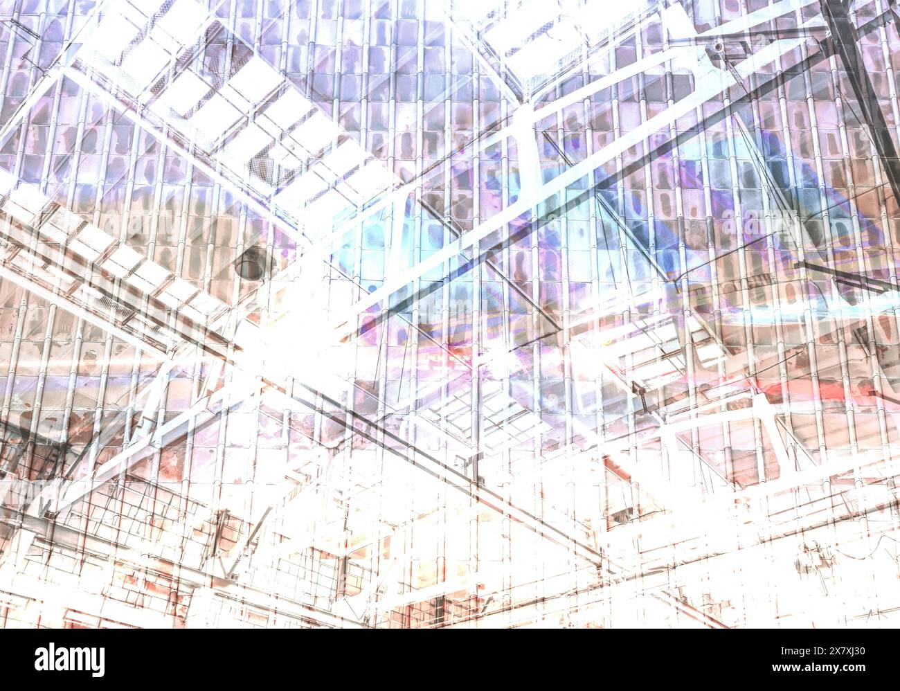 abstract construction background with multiple exposure Stock Photo - Alamy