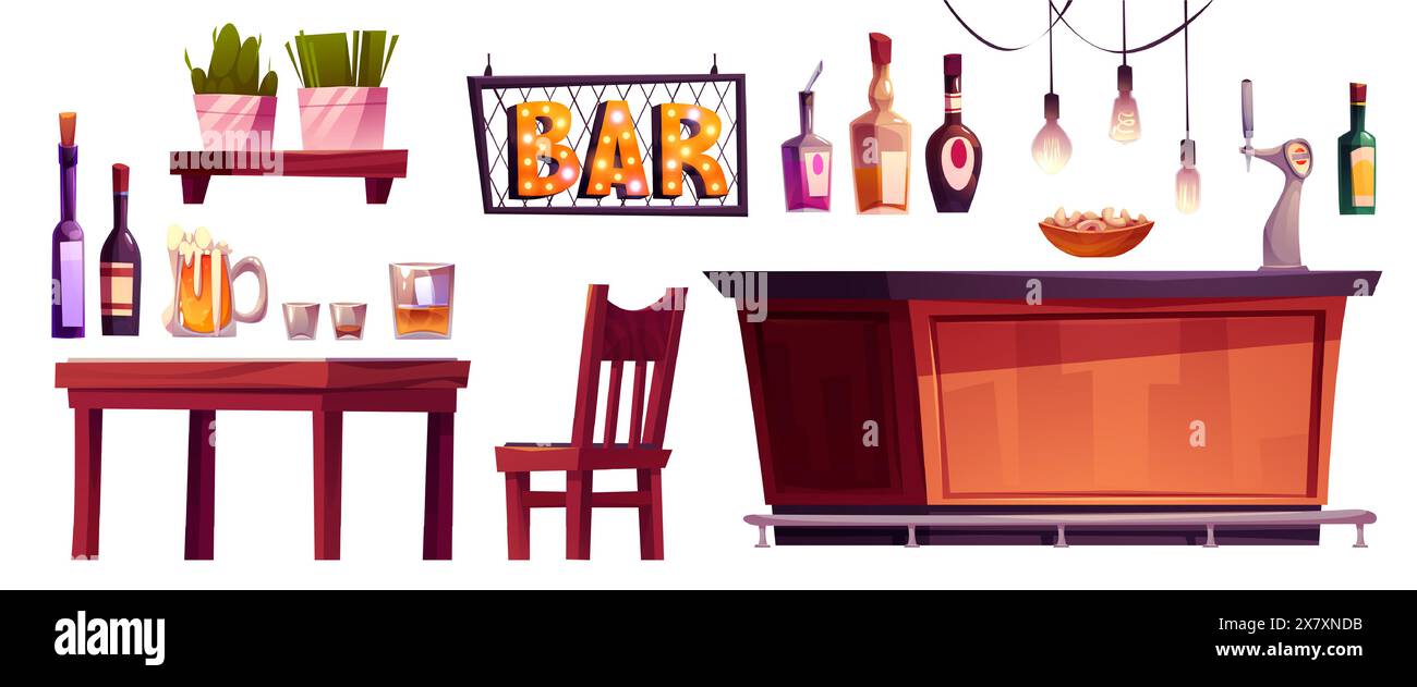 Cartoon pub hi-res stock photography and images - Alamy