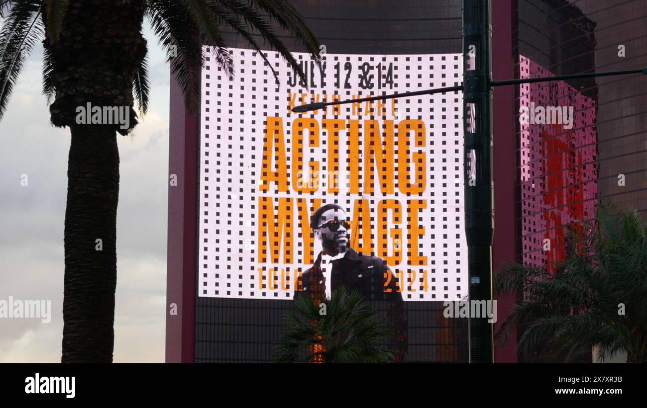 Las Vegas, Nevada, USA 14th May 2024 Comedian Kevin Hart Acting My Age ...