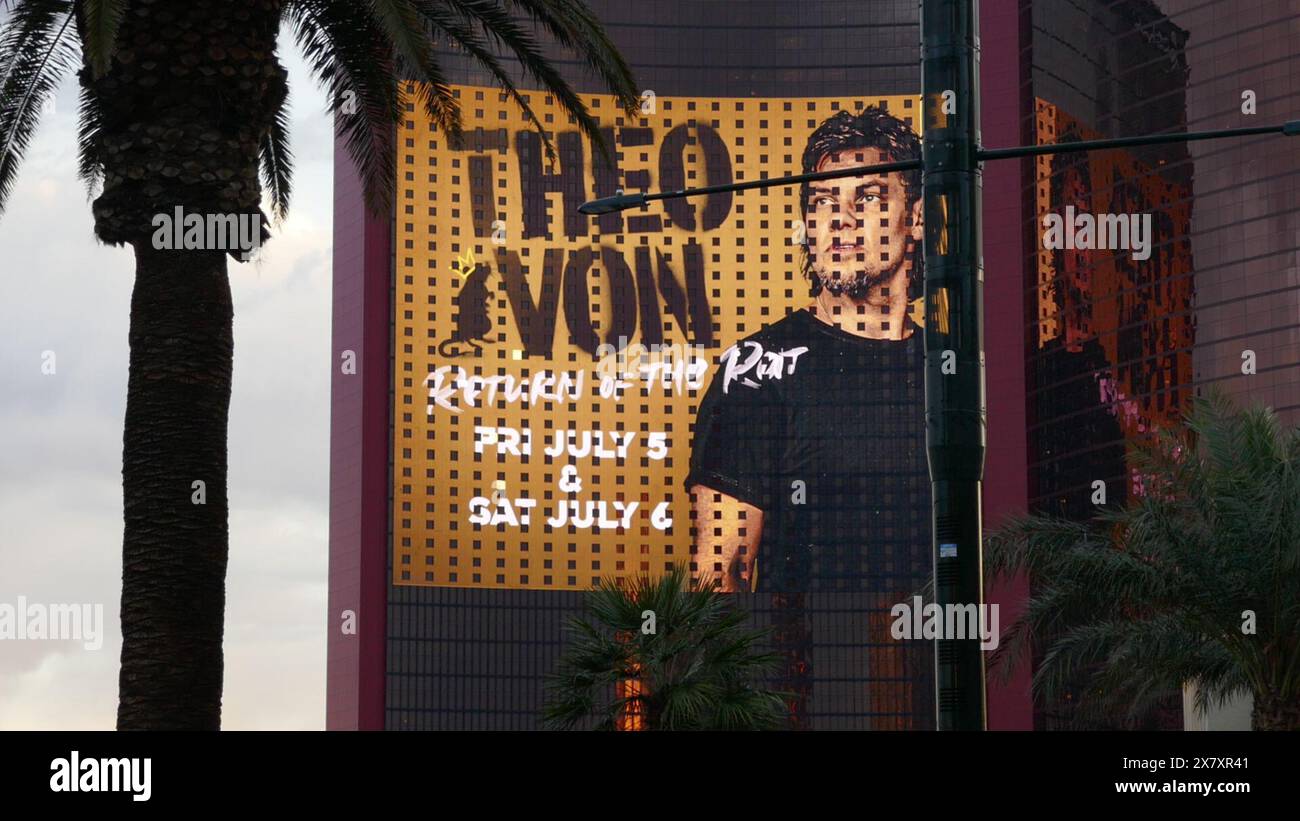 Las Vegas, Nevada, USA 14th May 2024 Comedian Theo Von Resorts World ...