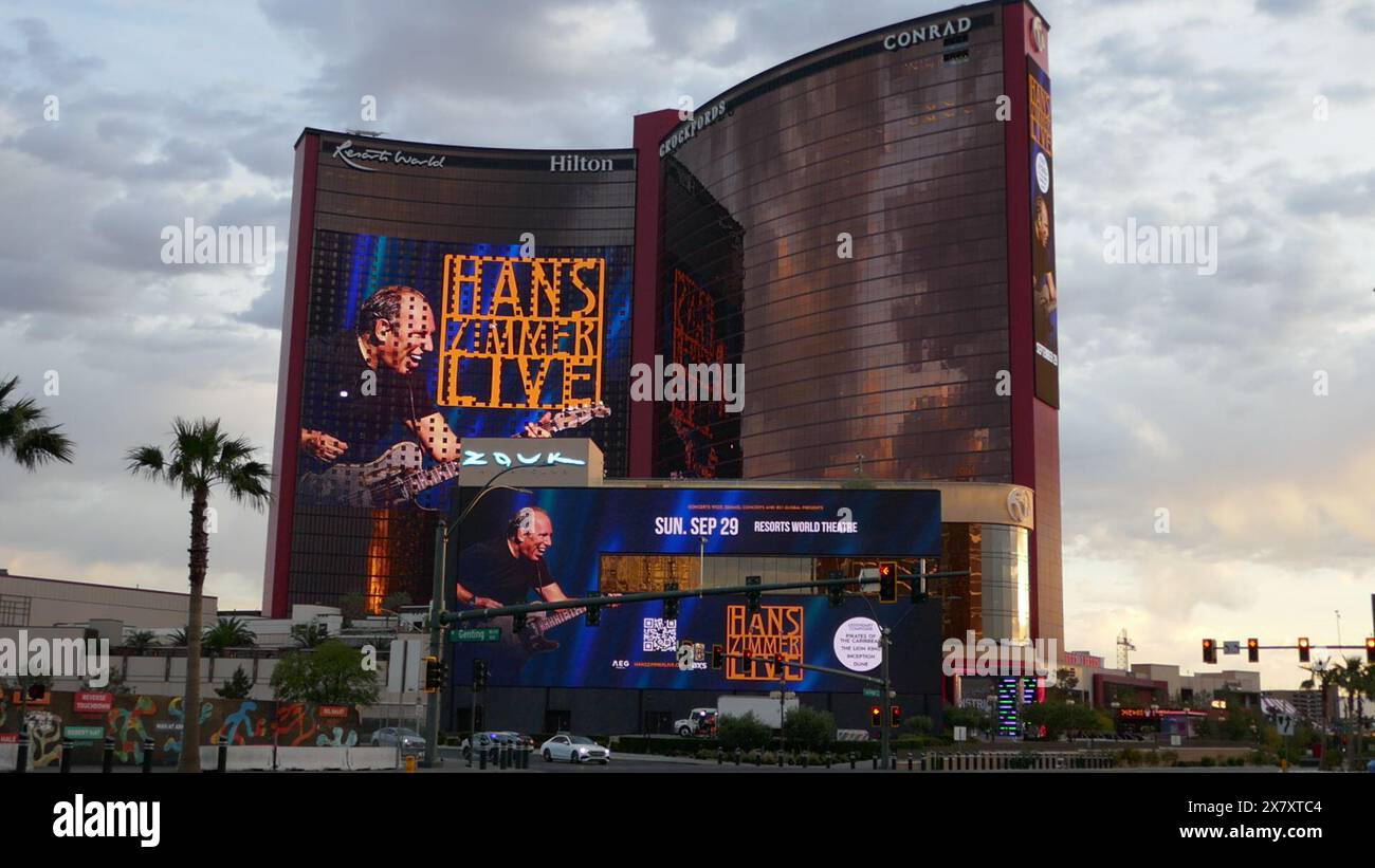 Las Vegas, Nevada, USA 14th May 2024 Composer/Musician Hans Zimmer Live ...