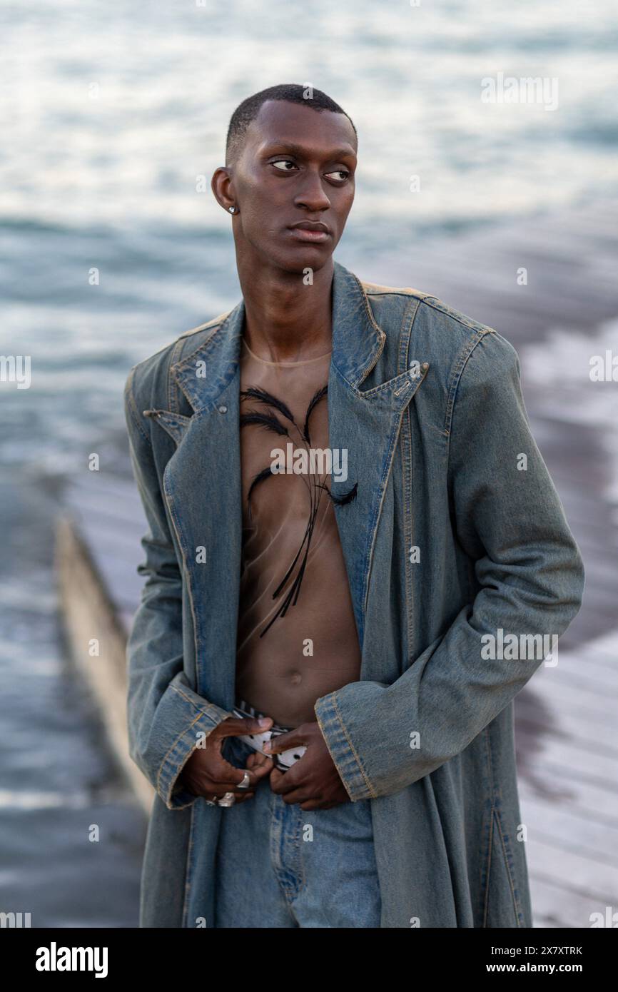 Cannes, France. 21st May, 2024. Portrait and personal shoot of model ...