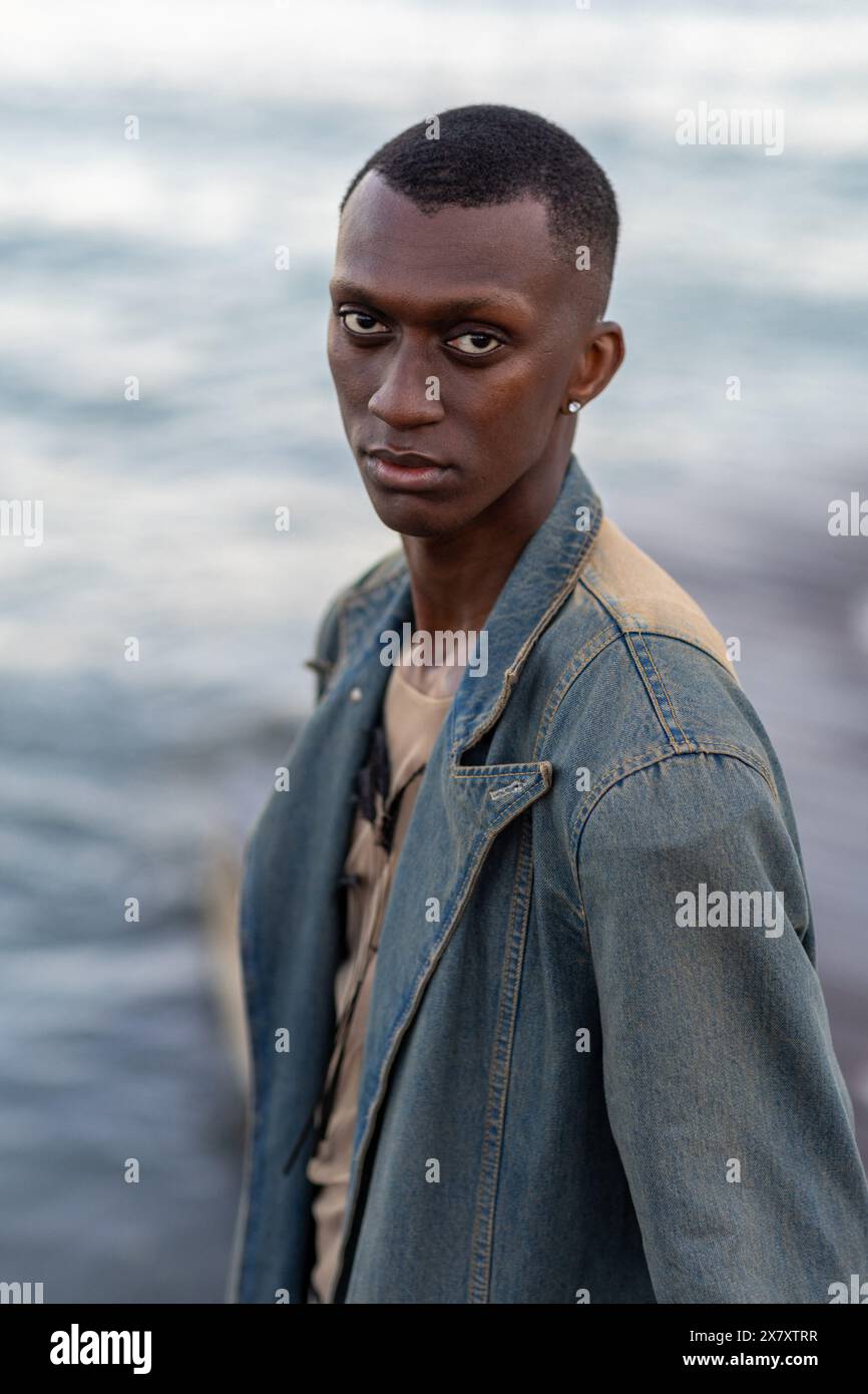 Cannes, France. 21st May, 2024. Portrait and personal shoot of model ...
