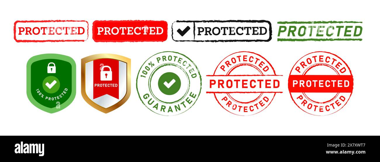 protected rubber stamp and shield for guard security safe privacy ...