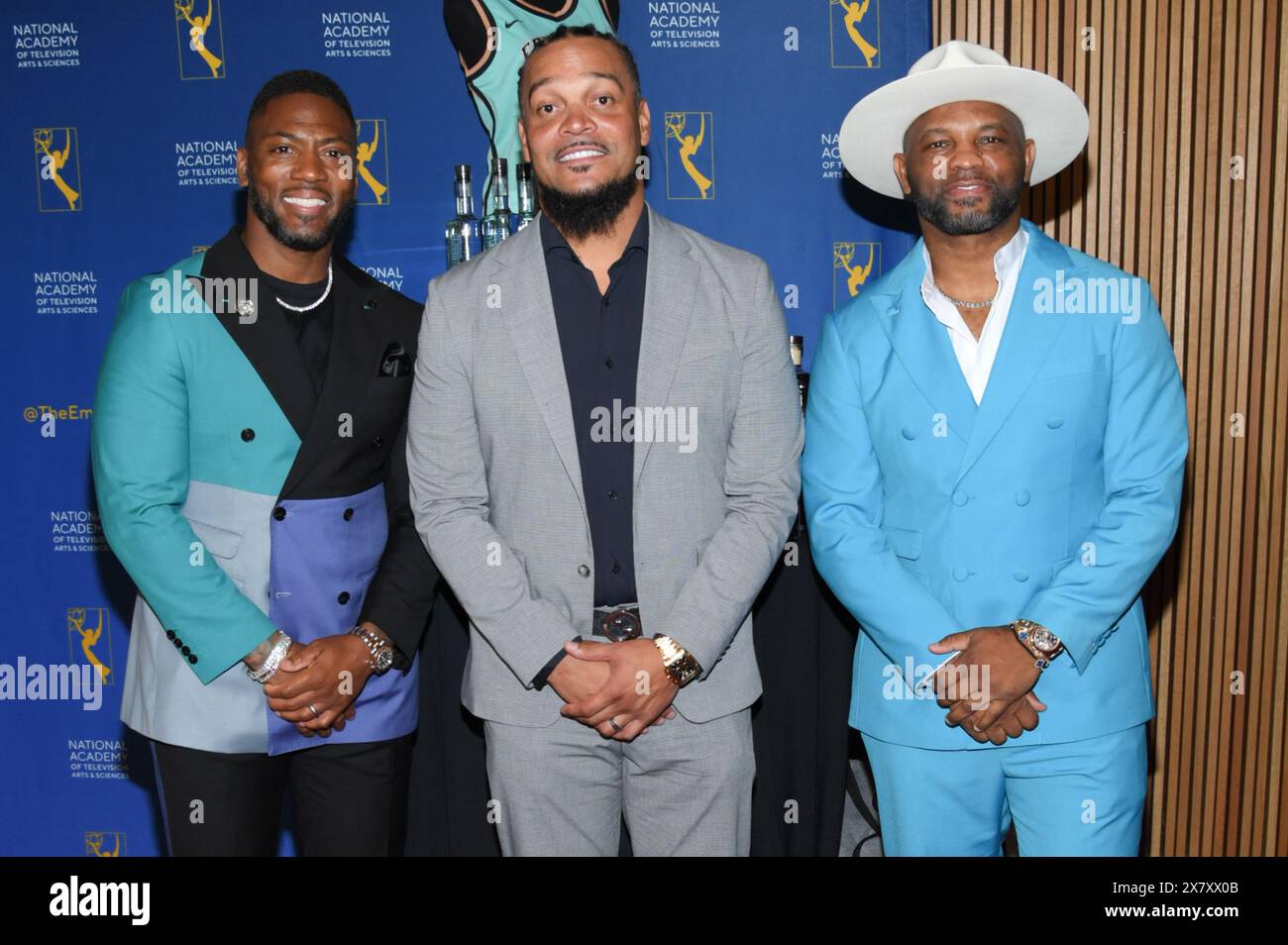 New York, USA. 21st May, 2024. Ryan Clark, Channing Crowder and Fred ...