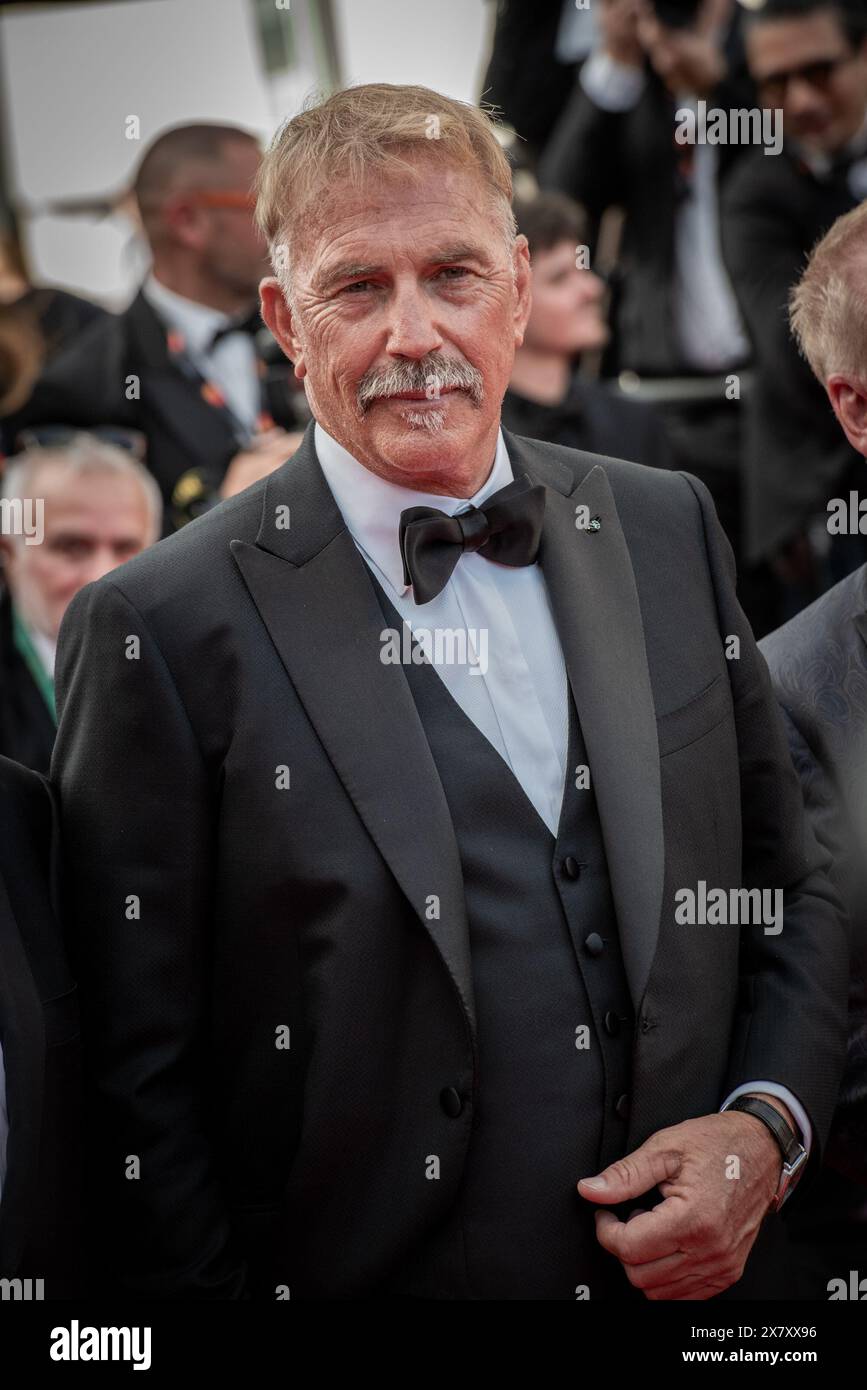 Cannes, France. 19th May, 2024. Kevin Costner attends the "Horizon: An ...